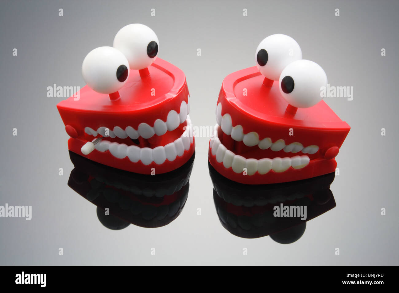 Chattering Teeth Toys Stock Photo - Alamy