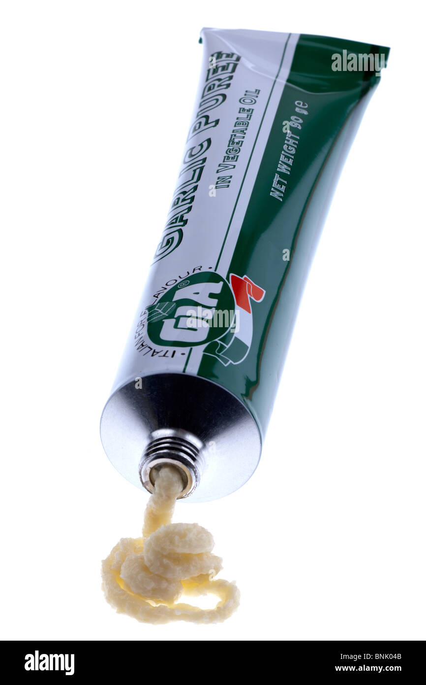 Tube of Gia Garlic Puree Stock Photo - Alamy