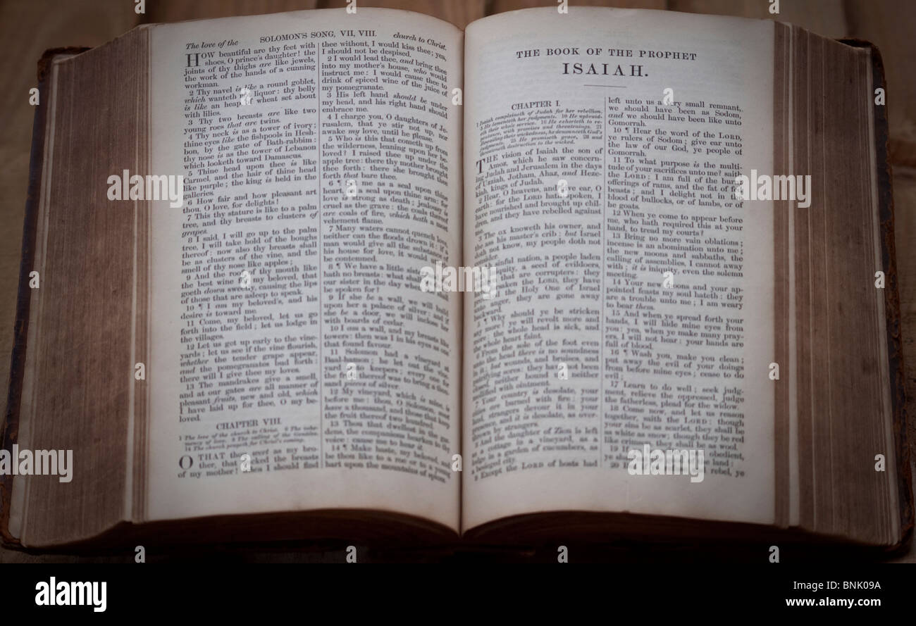 An old Bible Stock Photo - Alamy