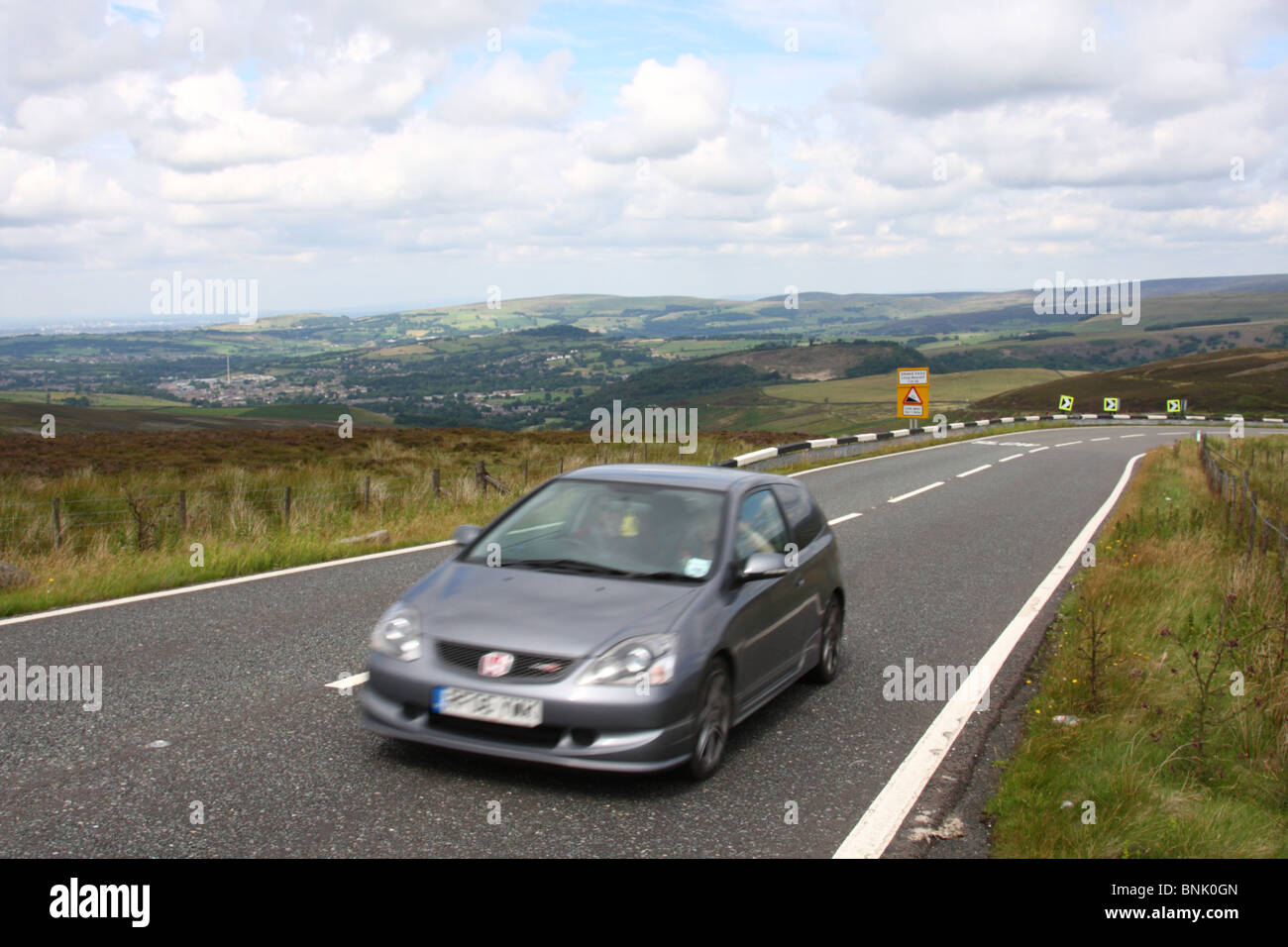 The A57 Snake Pass, Derbyshire, England, U.K Stock Photo - Alamy