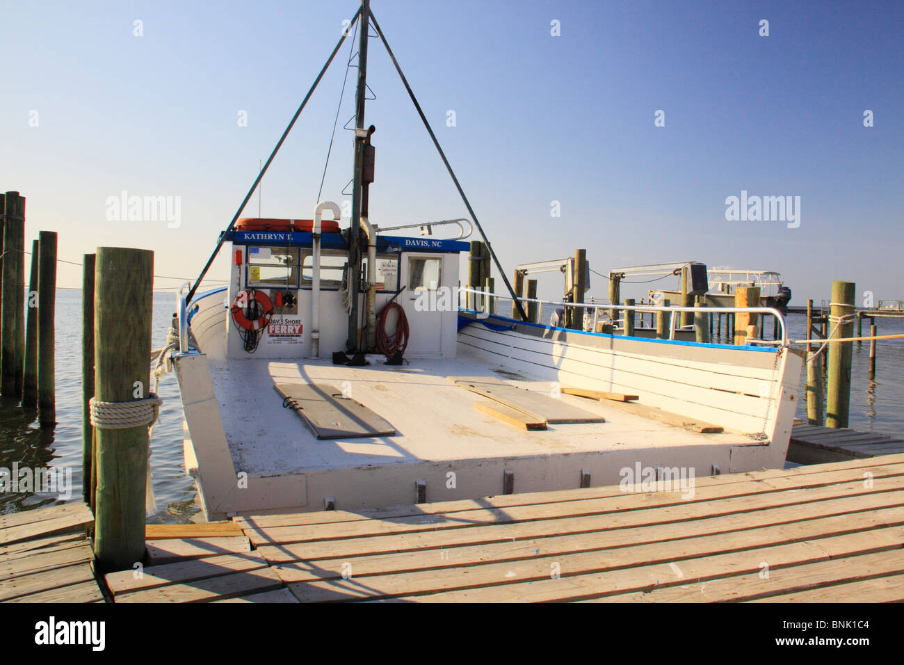Davis Shore Ferry, Davis, North Carolina, USA Stock Photo - Alamy