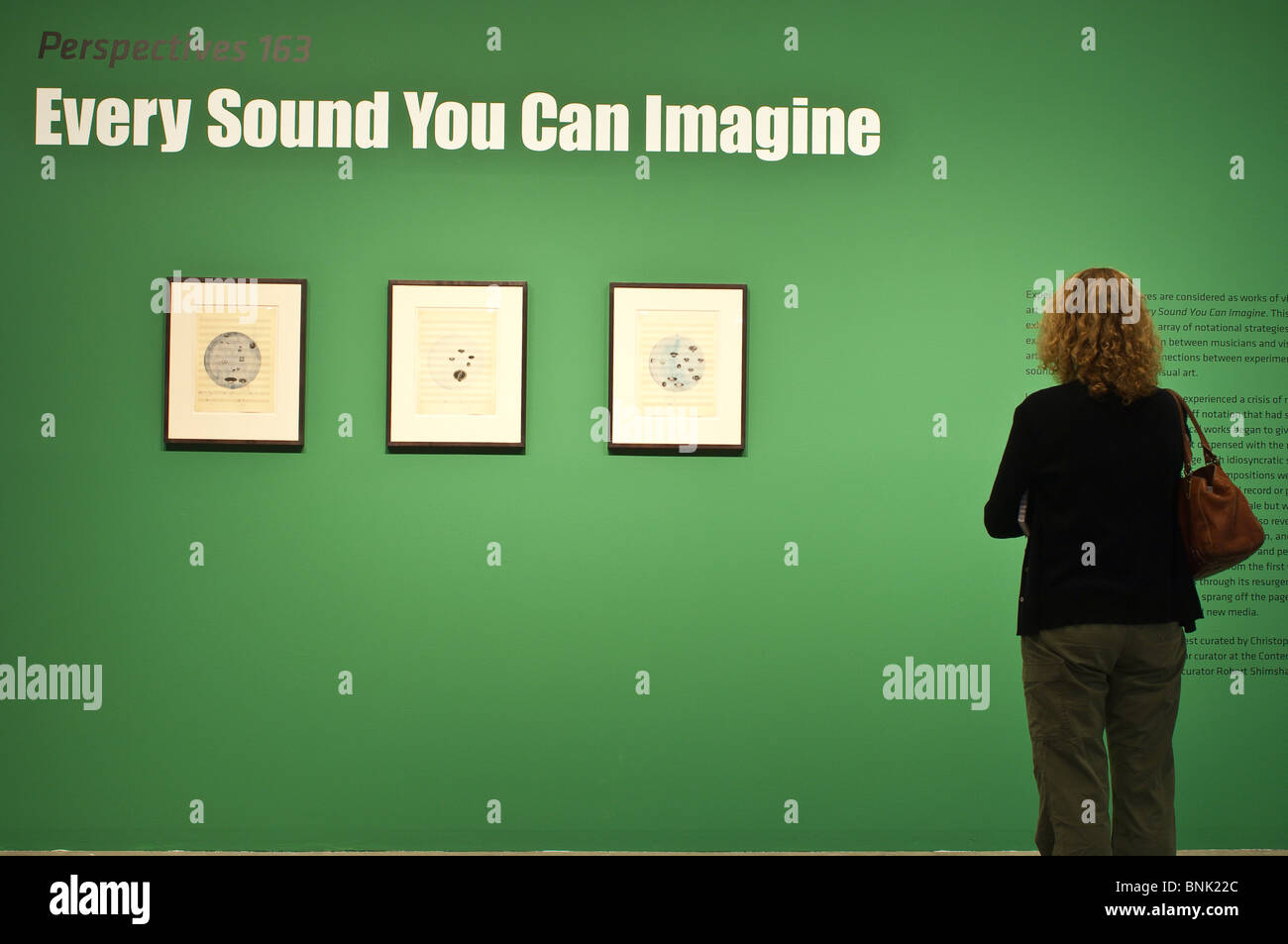 Viewing artwork at the Contemporary Arts Museum, Houston, Texas Stock ...