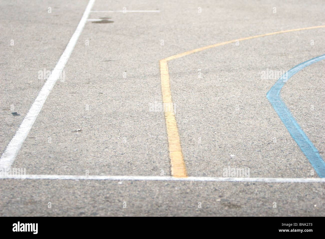 Basketball court lines at Venice Beach, CA Stock Photo - Alamy