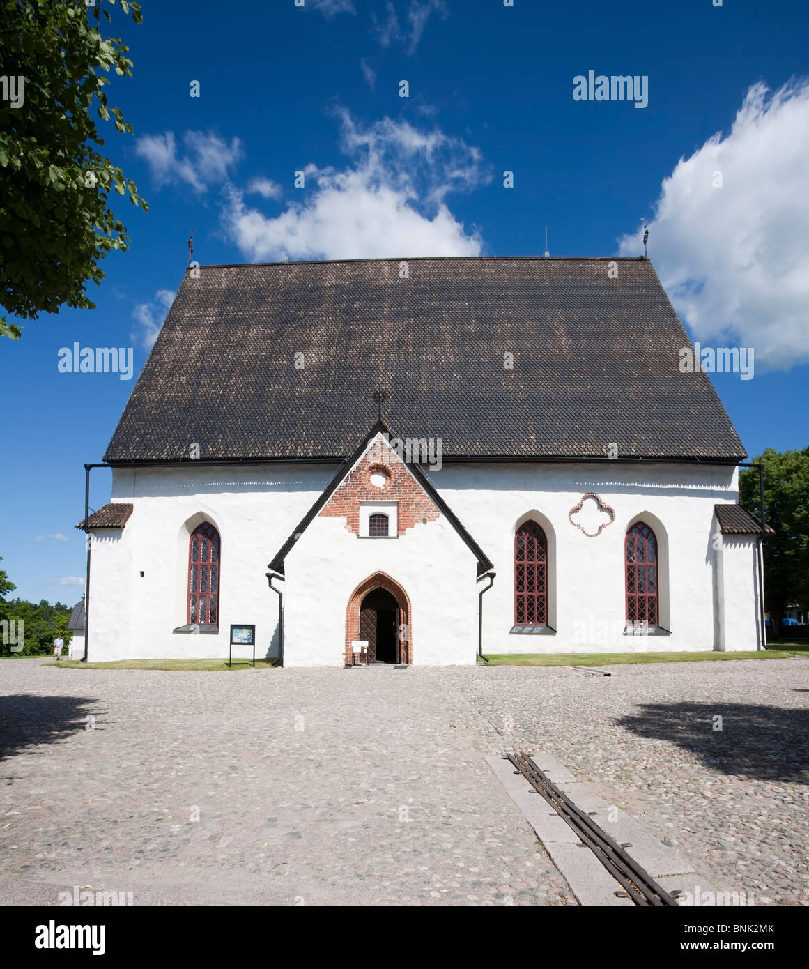 Old cathedral of Porvoo Finland Stock Photo - Alamy