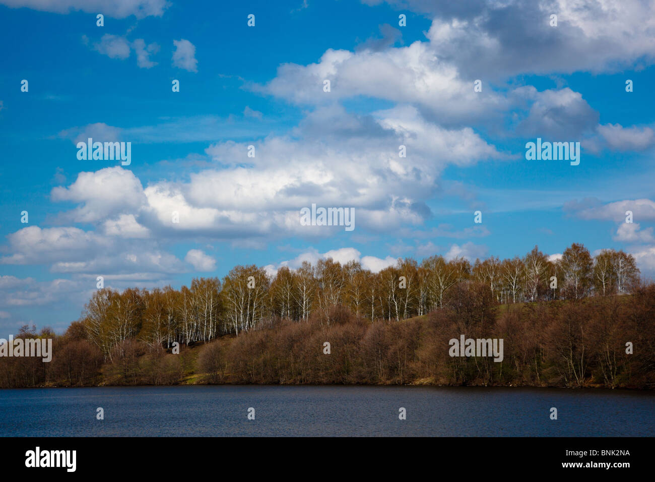 Beautiful spring landscape in a countryside. Russia, the Ryazan region ...