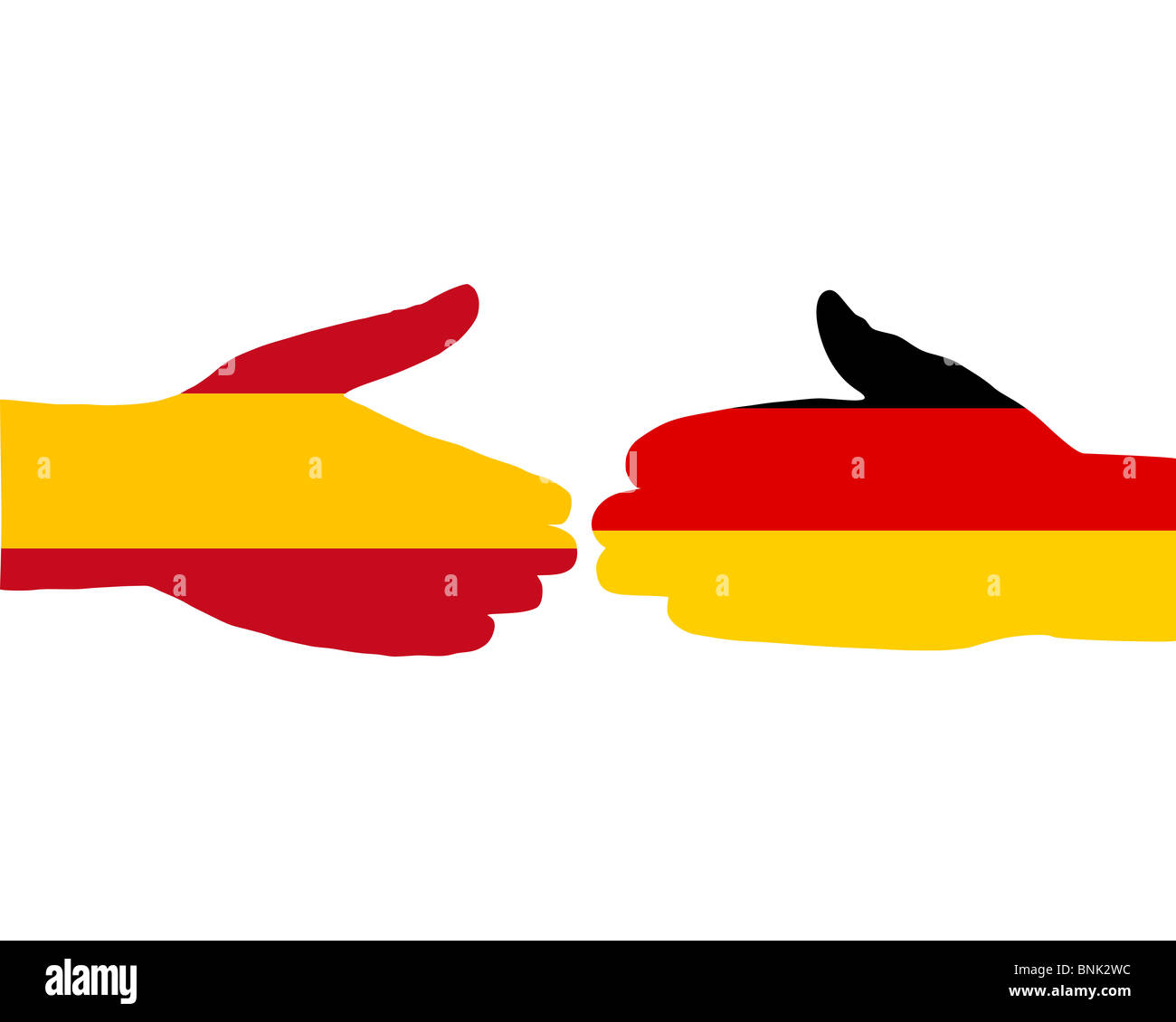 Welcome to germany Cut Out Stock Images & Pictures - Alamy