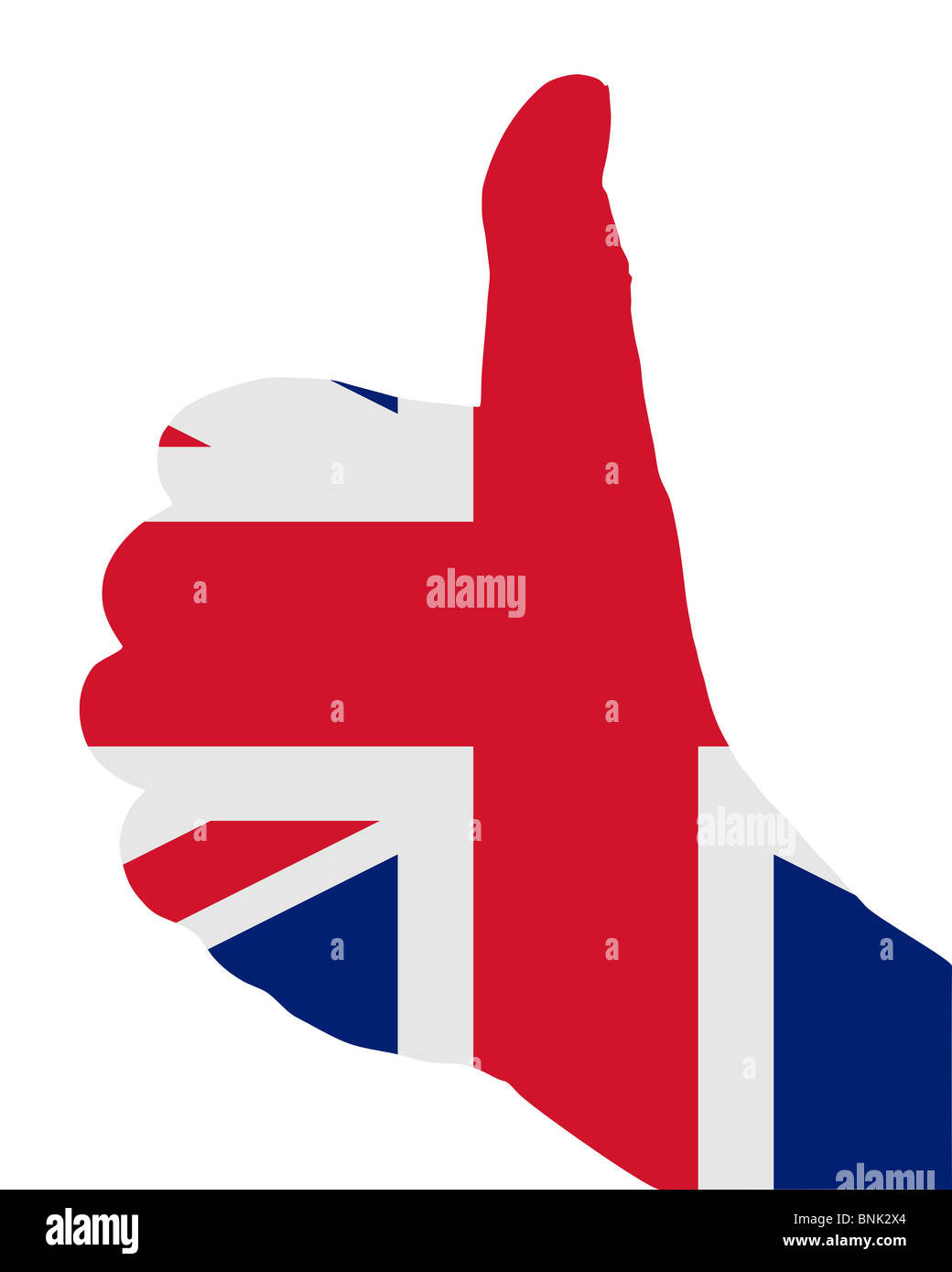 British finger signal Stock Photo - Alamy