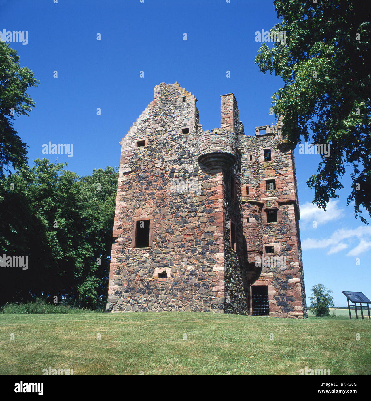 Greenknowe Tower, Near Gordon, Borders, Scotland Stock Photo - Alamy
