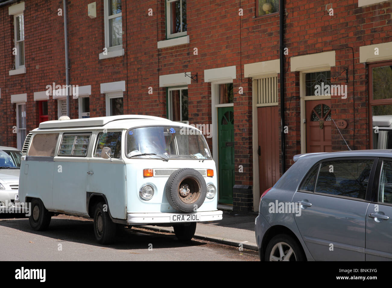 Van in Derby Stock Photo - Alamy