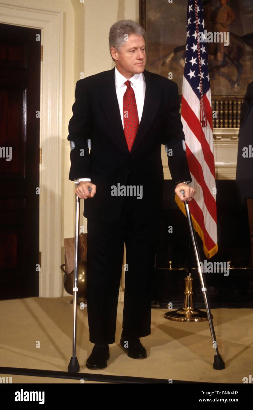 WASHINGTON, DC, USA - 1997/04/01: U.S. President Bill Clinton during ...