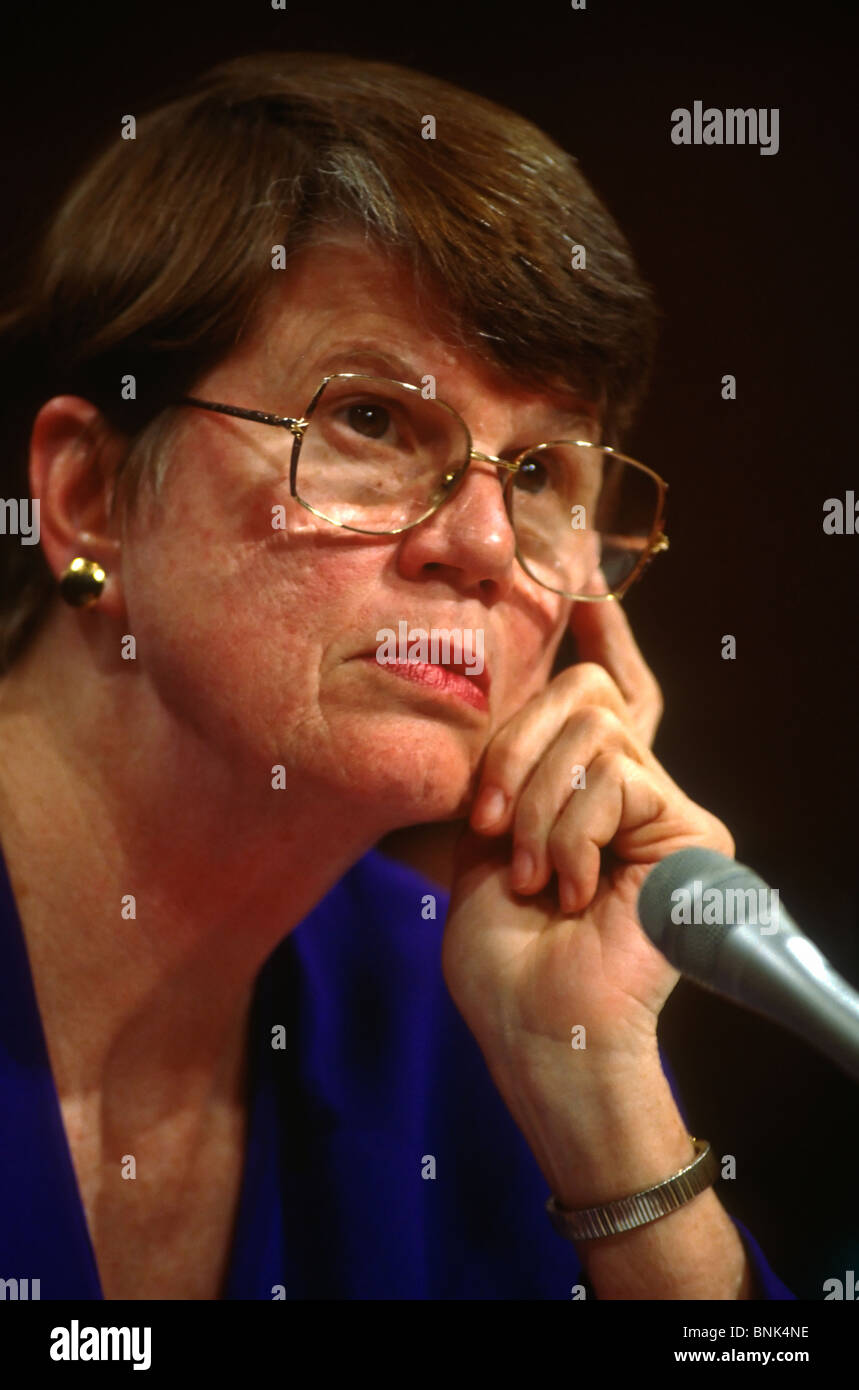 WASHINGTON, DC, USA - 1997/04/30: U.S. Attorney General Janet Reno ...
