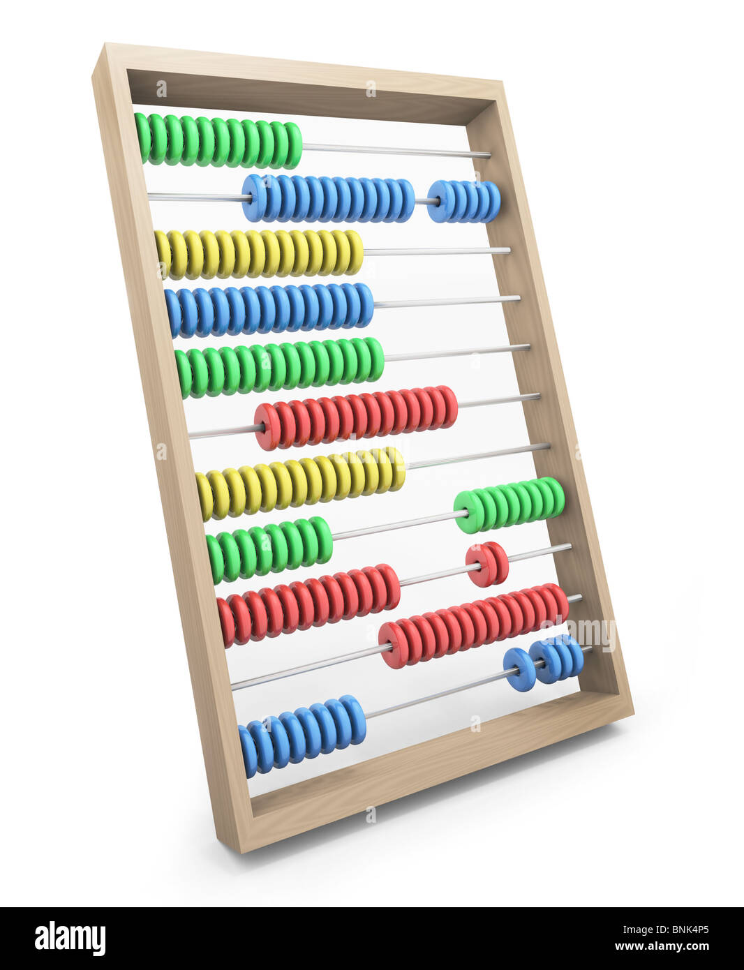 Abacus with colorful beads Stock Photo - Alamy