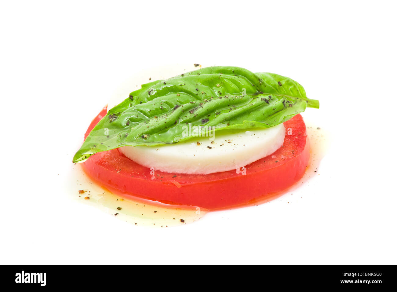Caprese italian mediterranean salad Cut Out Stock Images & Pictures - Alamy