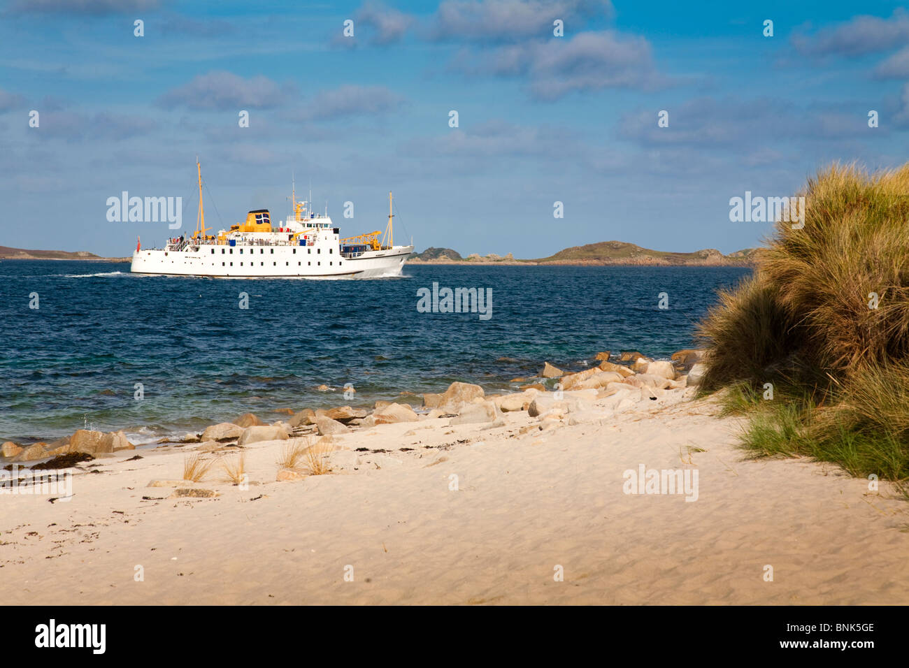 Scillonian leaving the islands hi-res stock photography and images - Alamy