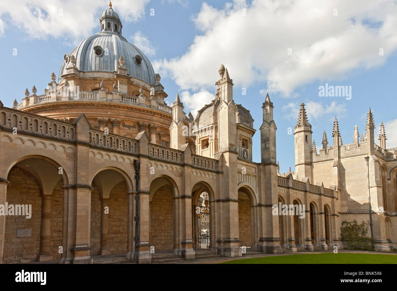 UK Oxford Radcliffe Camera and All Souls College Stock Photo - Alamy