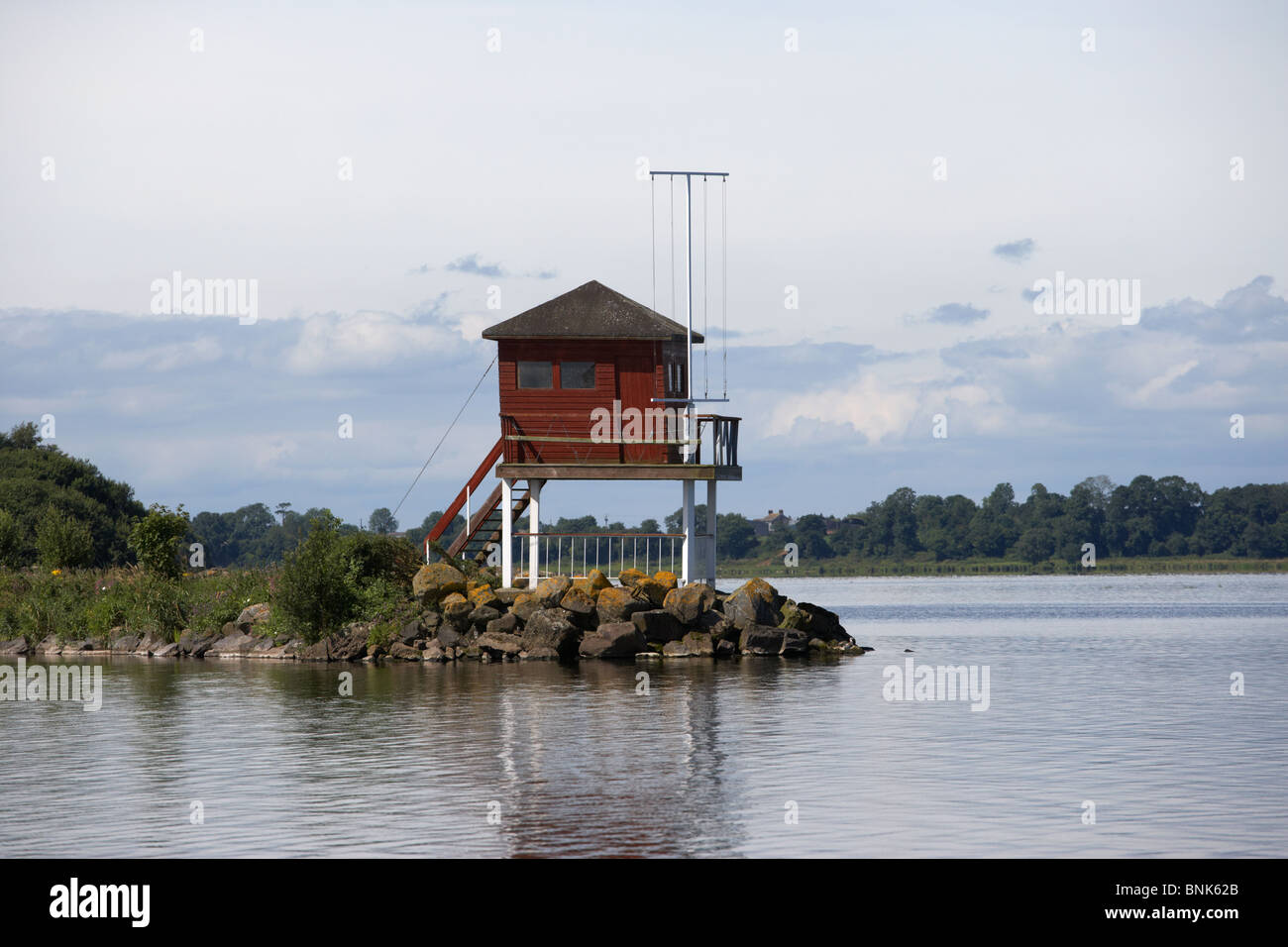 the oxford island lough neagh sailing club watchtower on lough neagh ...