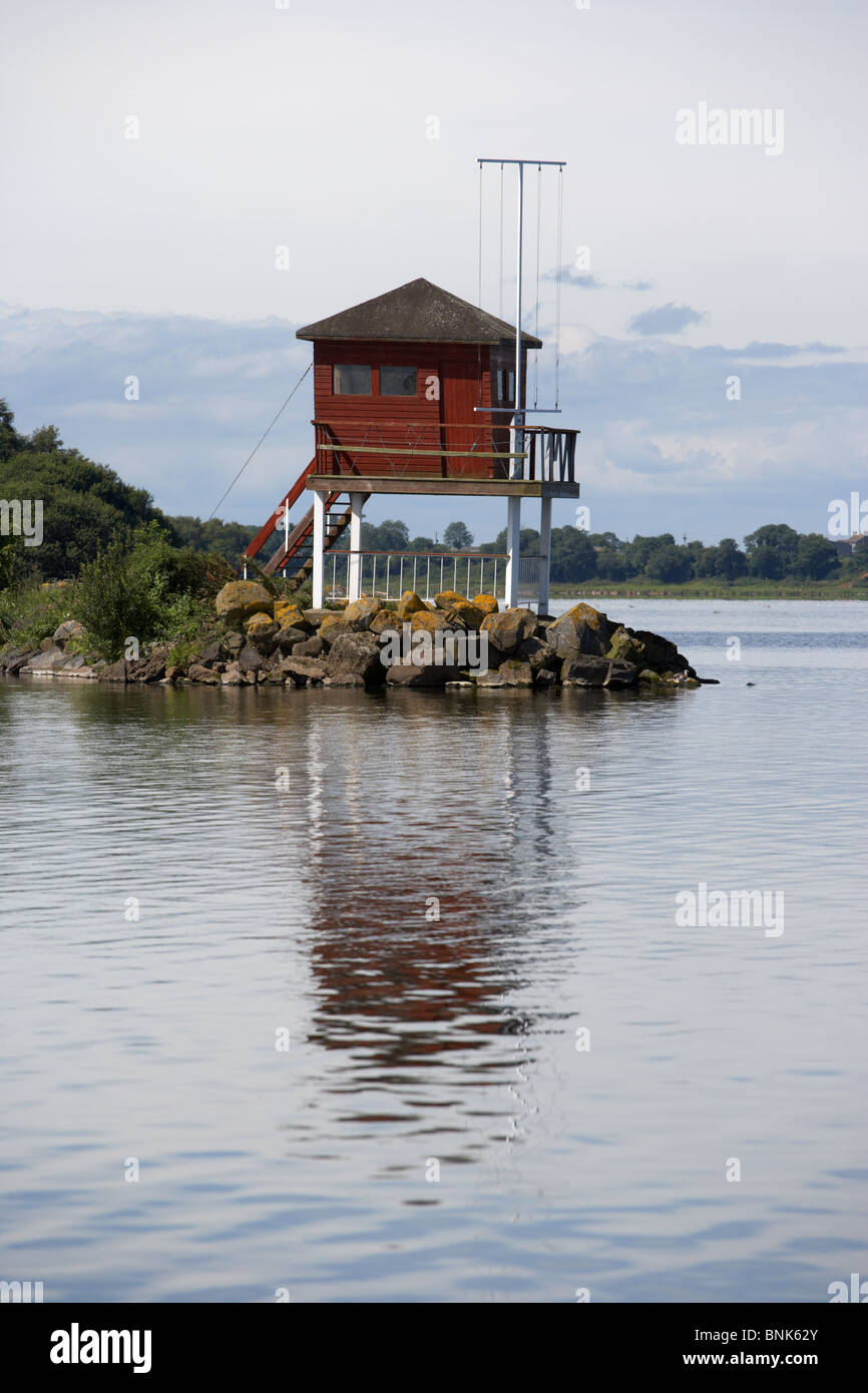 the oxford island lough neagh sailing club watchtower on lough neagh ...