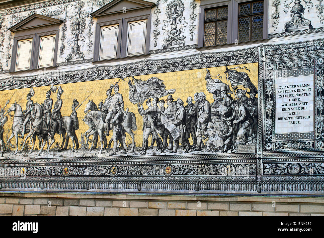 Dresden castle mural hi-res stock photography and images - Alamy