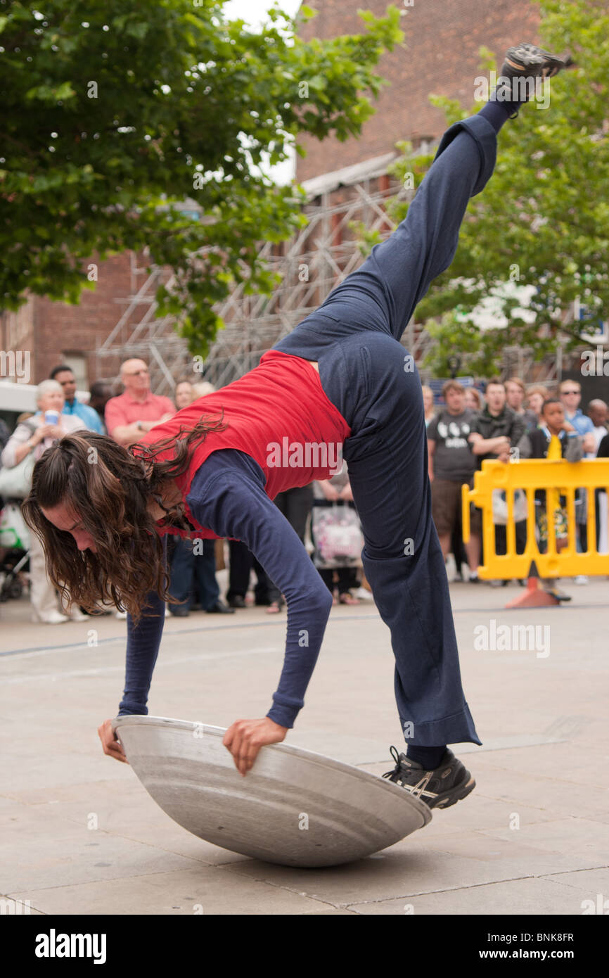Motionhouse dance company performing 'Cascade' as part of the three ...