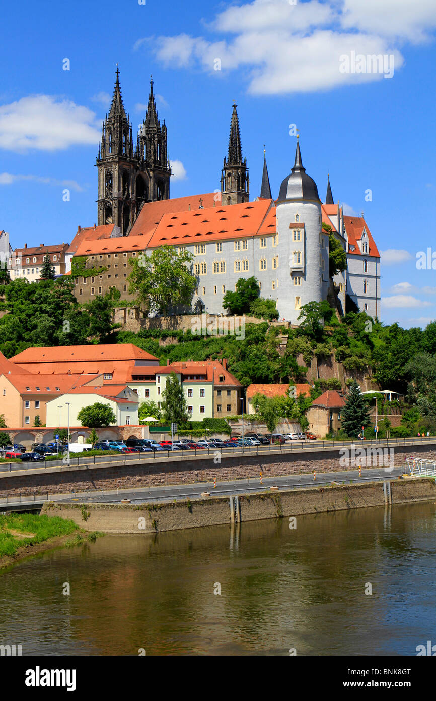 The Albrechtsburg Castle in Meissen, Saxony near Dresden, Germany Stock ...