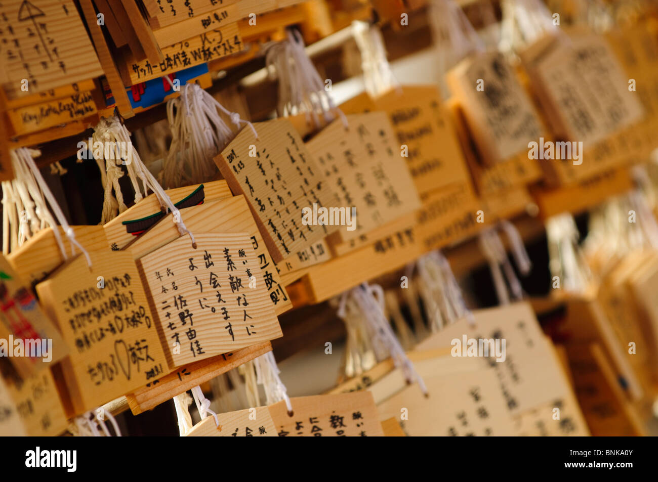 Ema, Prayer Tablets, at Itsukushima Shrine, Miyajima, Honshu, Japan ...
