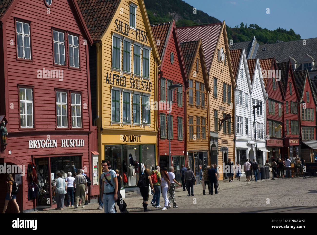 Bryggen, Bergen, Norway Stock Photo - Alamy