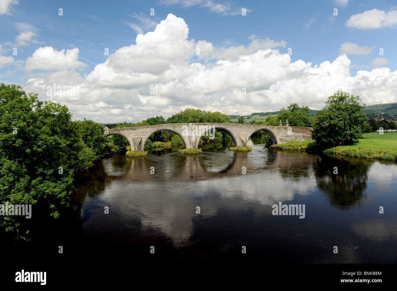 Stirling Old Bridge in the town of Stirling Stock Photo - Alamy