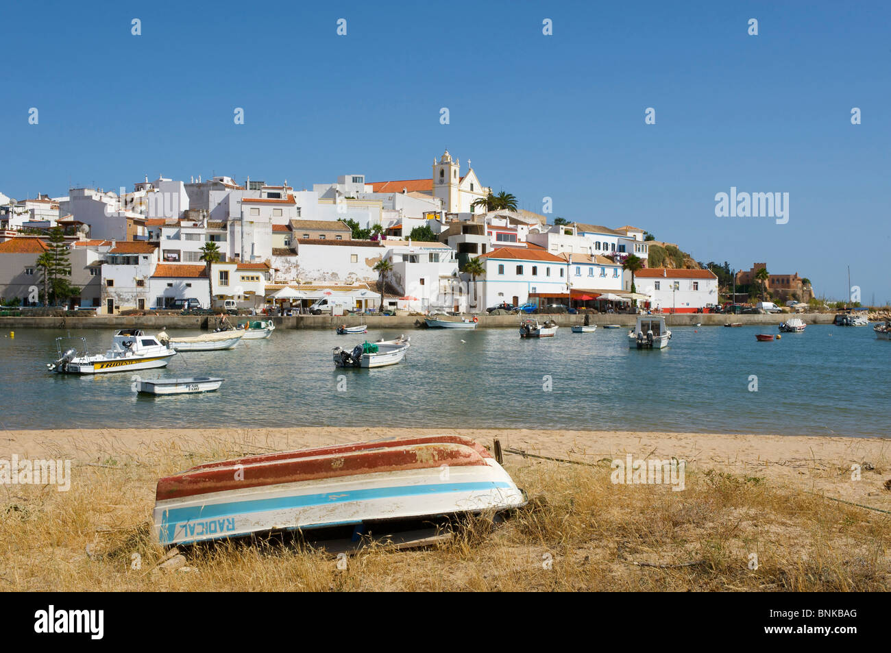Algarve Portugal fishing boat fishing boats boat boats harbour port ...
