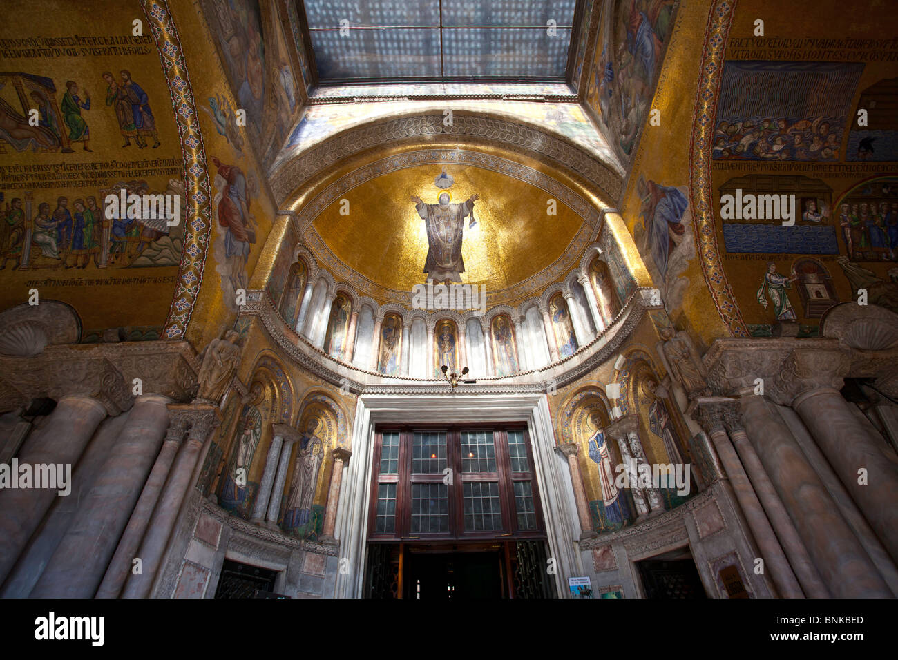 One of the small cupula (or domes) inside the cathedral of St Marks in ...
