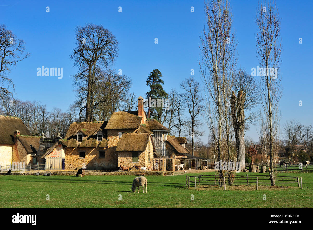 UNESCO animals blue sky day daytime europe exterior farm ferme ornee ...