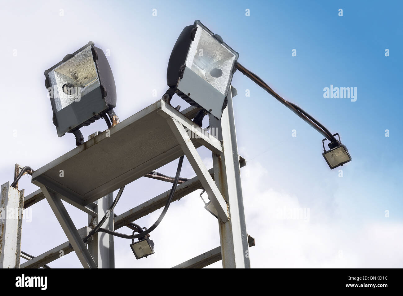 Tall stadium light tower hi-res stock photography and images - Alamy