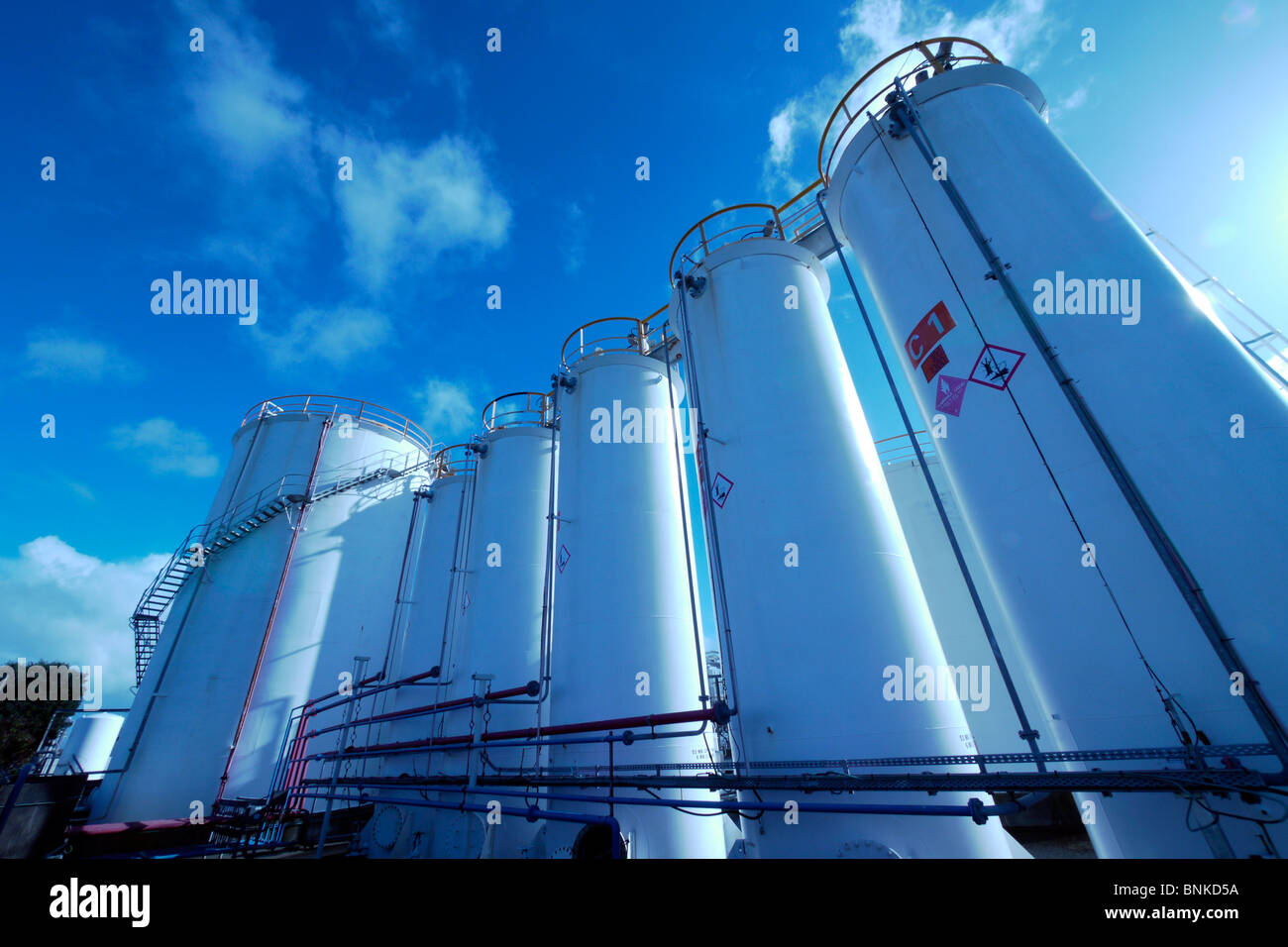 The 'Tank Farm', Wynyard Point industrial storage area on Auckland's ...