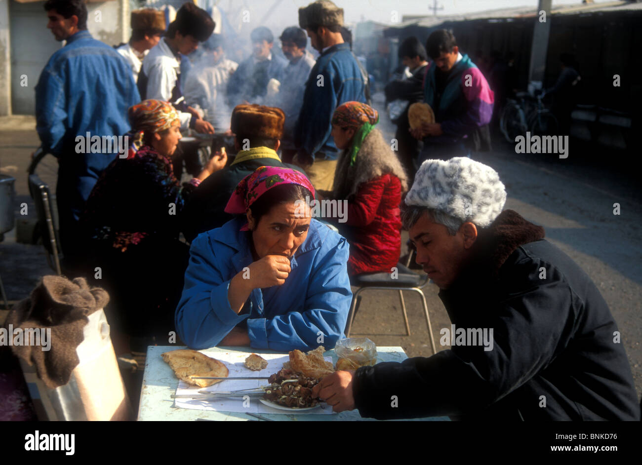 Uzbekistan bukhara cafe hi-res stock photography and images - Alamy