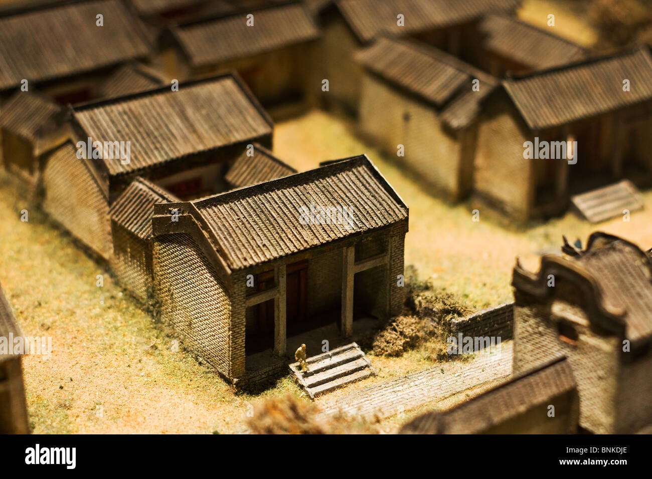 model of chinese village Stock Photo - Alamy
