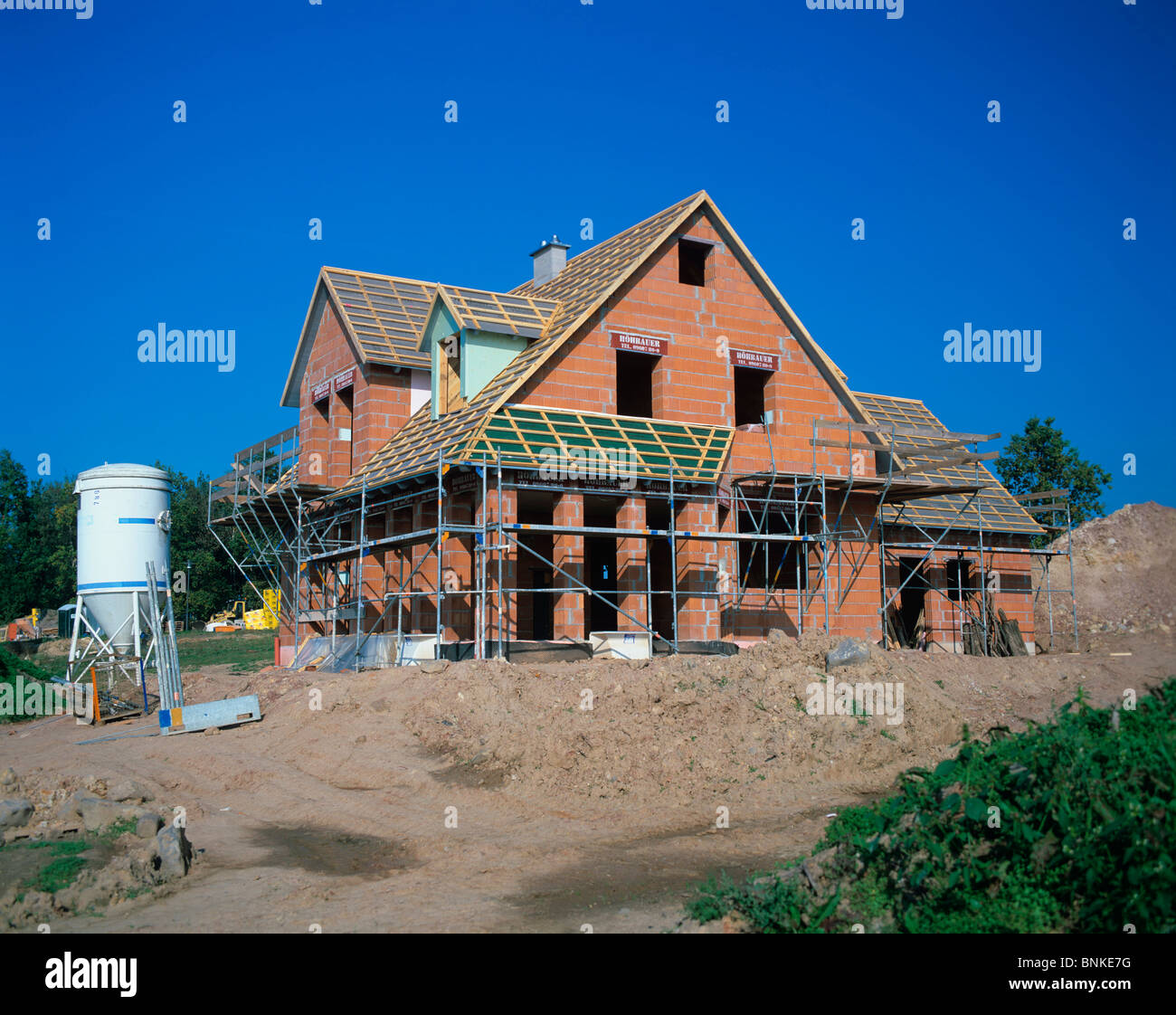 Single-family dwelling shell property building site construction ...