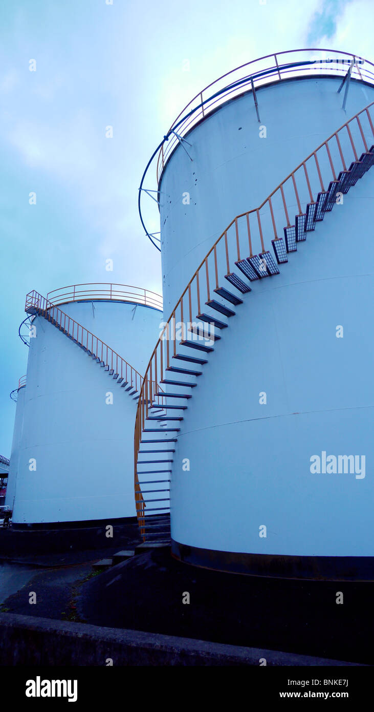 The 'Tank Farm', Wynyard Point industrial storage area on Auckland's ...