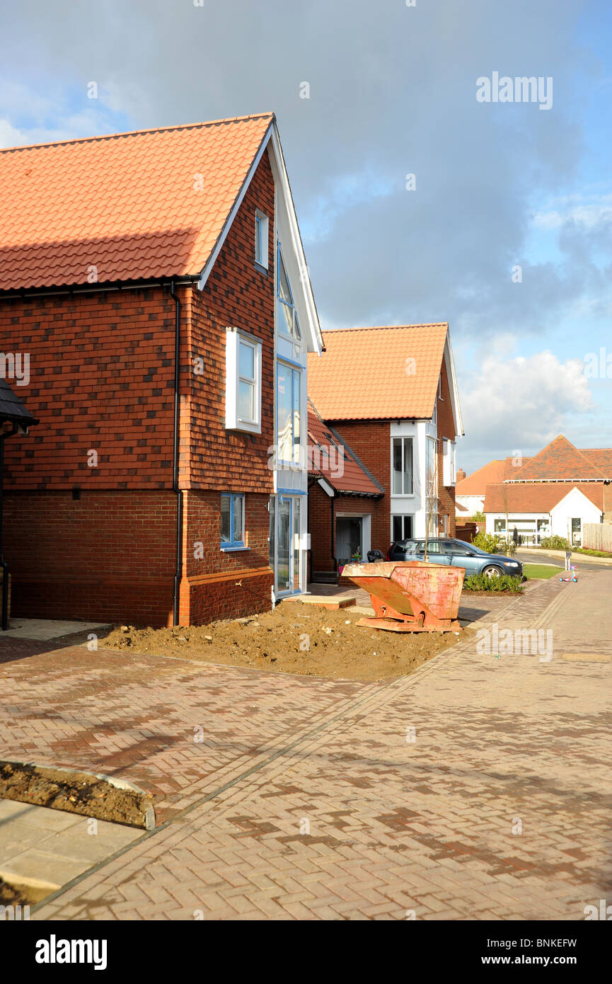 New house nearing completion and almost ready for occupation - UK Stock ...