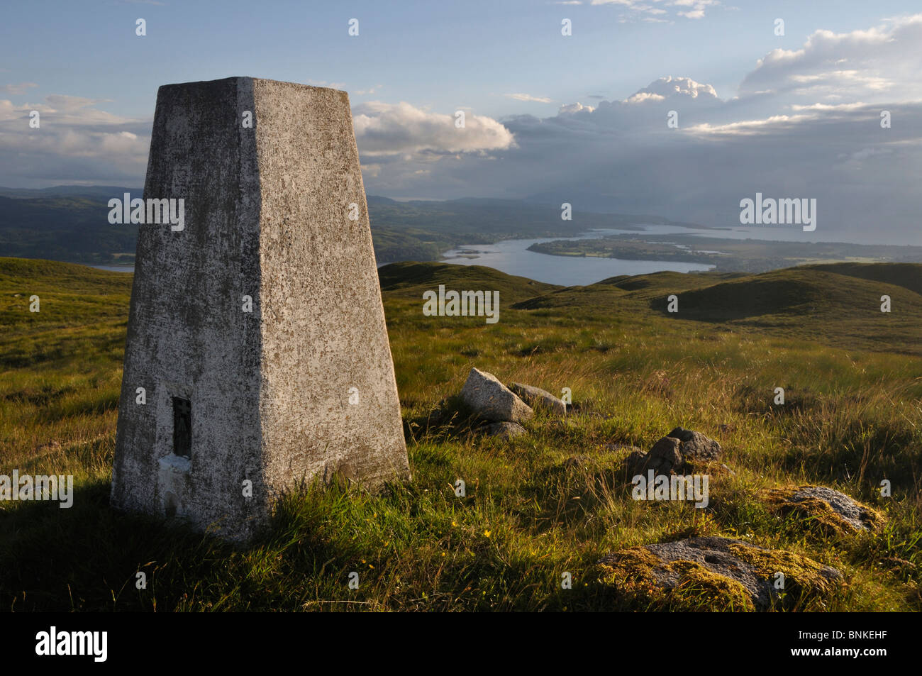 Trig point and map hi-res stock photography and images - Alamy