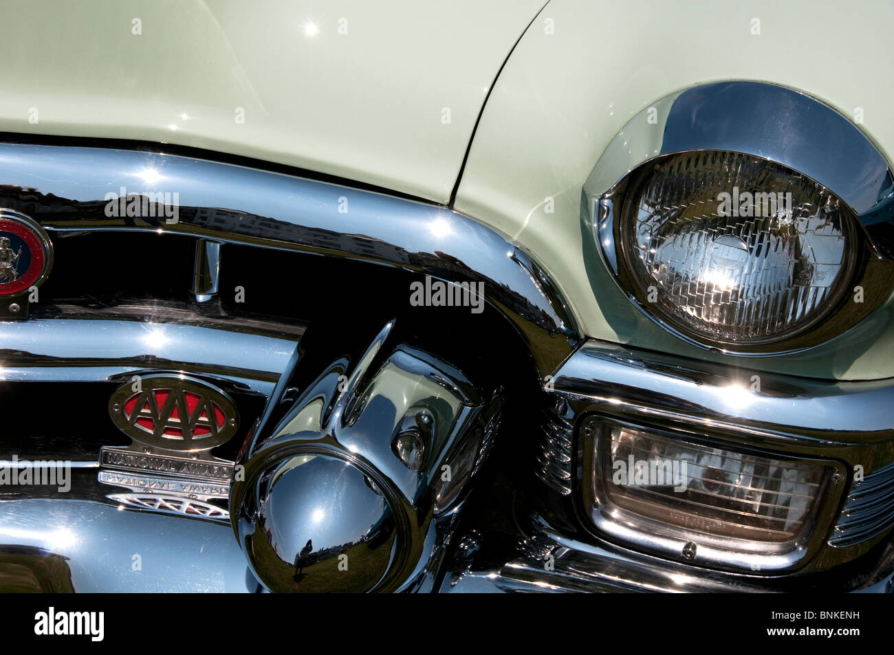 Front of a classic Cadillac car Stock Photo - Alamy