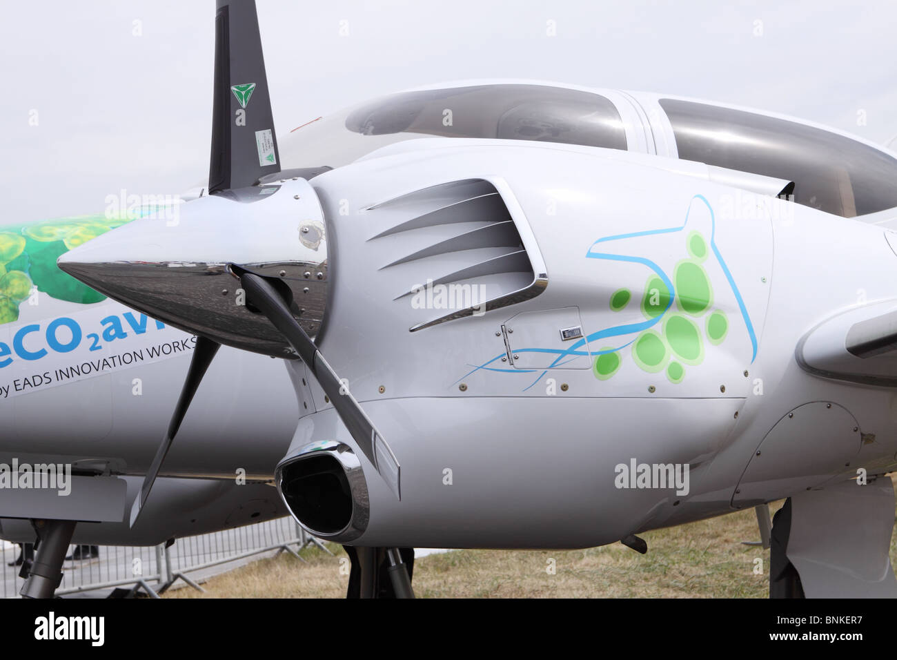 Diamond DA42 Twin Star aircraft fueled with eco bio jet fuel derived ...