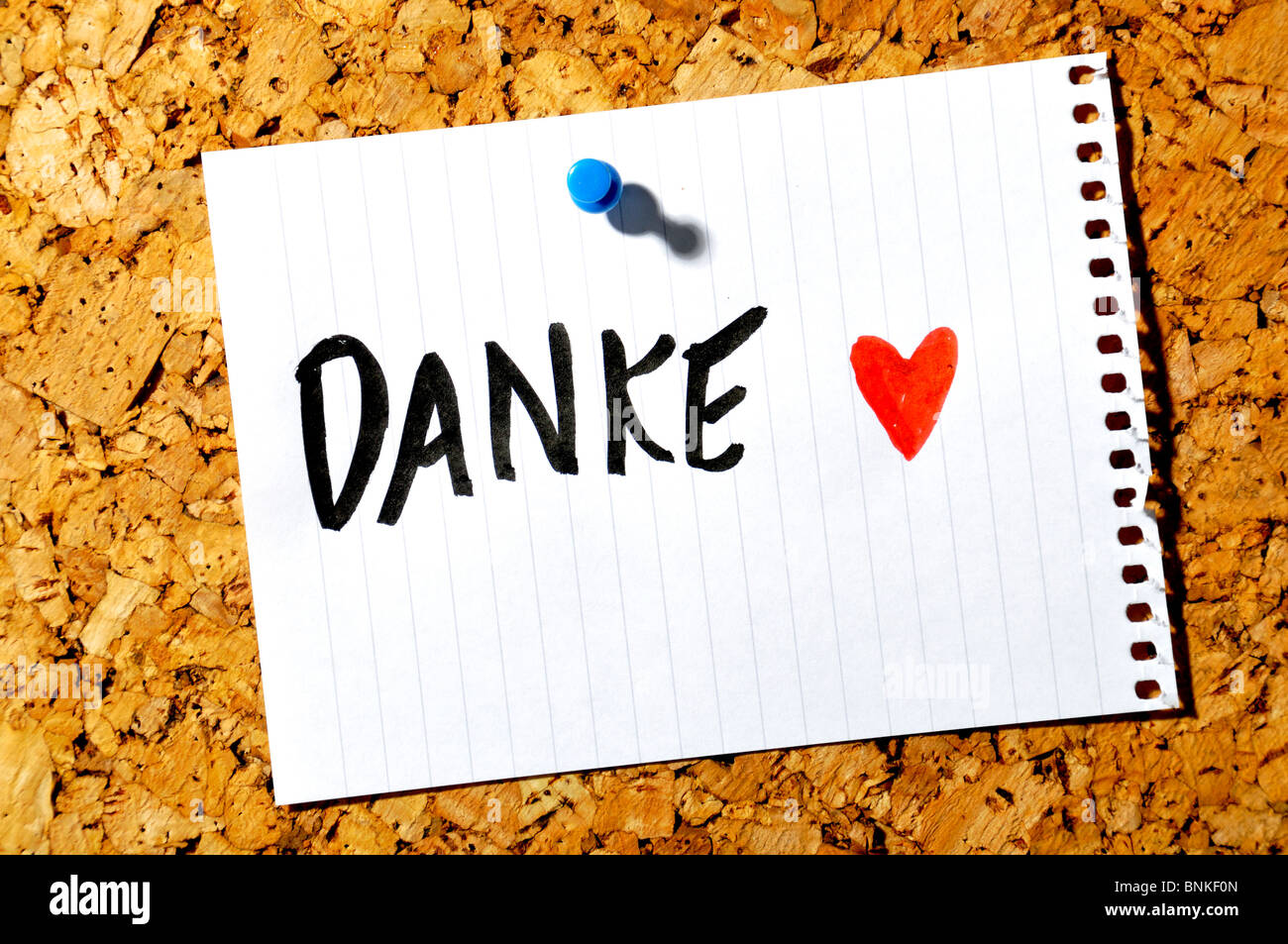 Note slip of paper with pin hi-res stock photography and images - Alamy