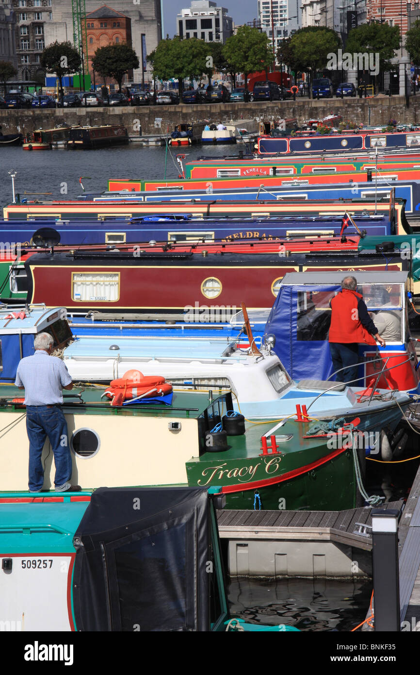 Liverpool England Great Britain boats houseboats river boats landing ...