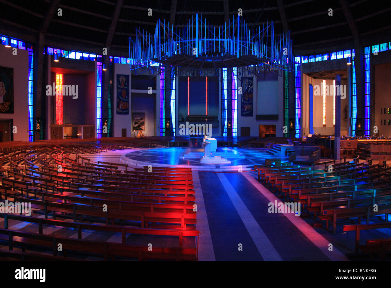 Liverpool England Great Britain church inside Metropolitan Cathedral ...