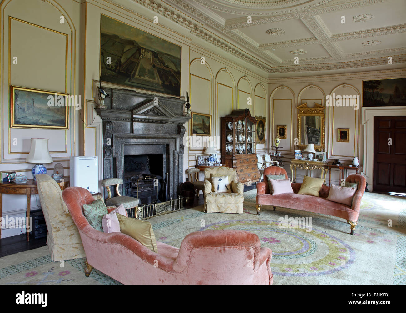Drawing room, Howth Castle, Howth, Ireland Stock Photo - Alamy