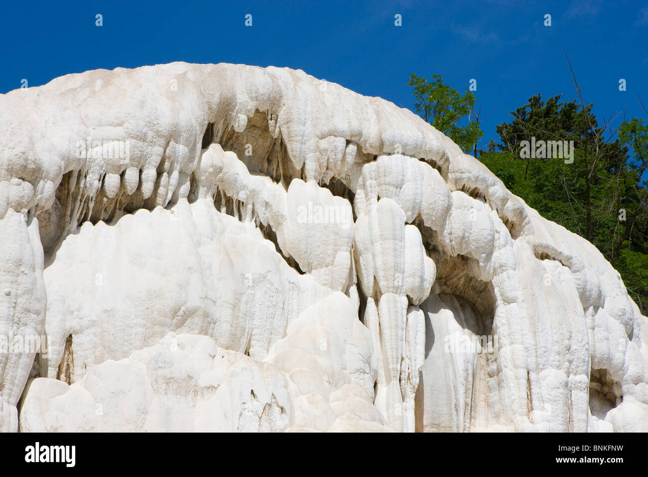 Bagni San Filippo Italy Tuscany thermal spring tuff stone limestone ...