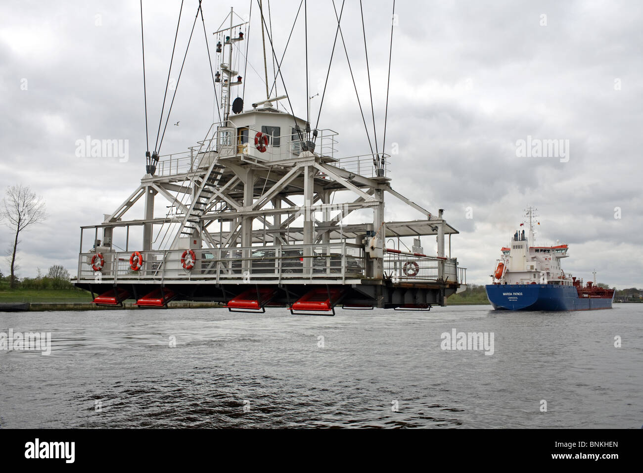 The transporter bridge in Rendsburg, Germany Stock Photo - Alamy