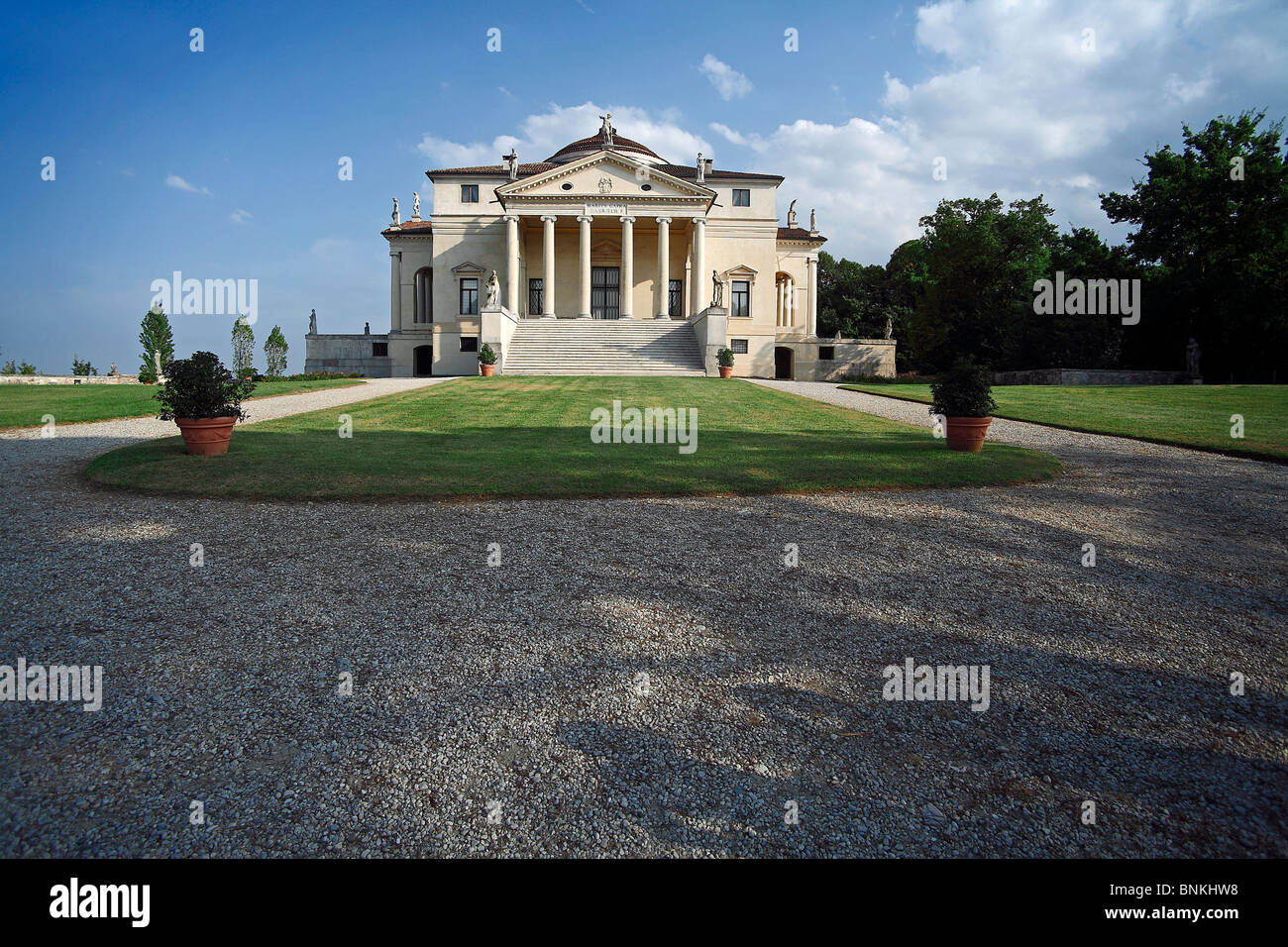 Italy Vicenza villa Andrea PALLADIO LA ROTONDA park building ...