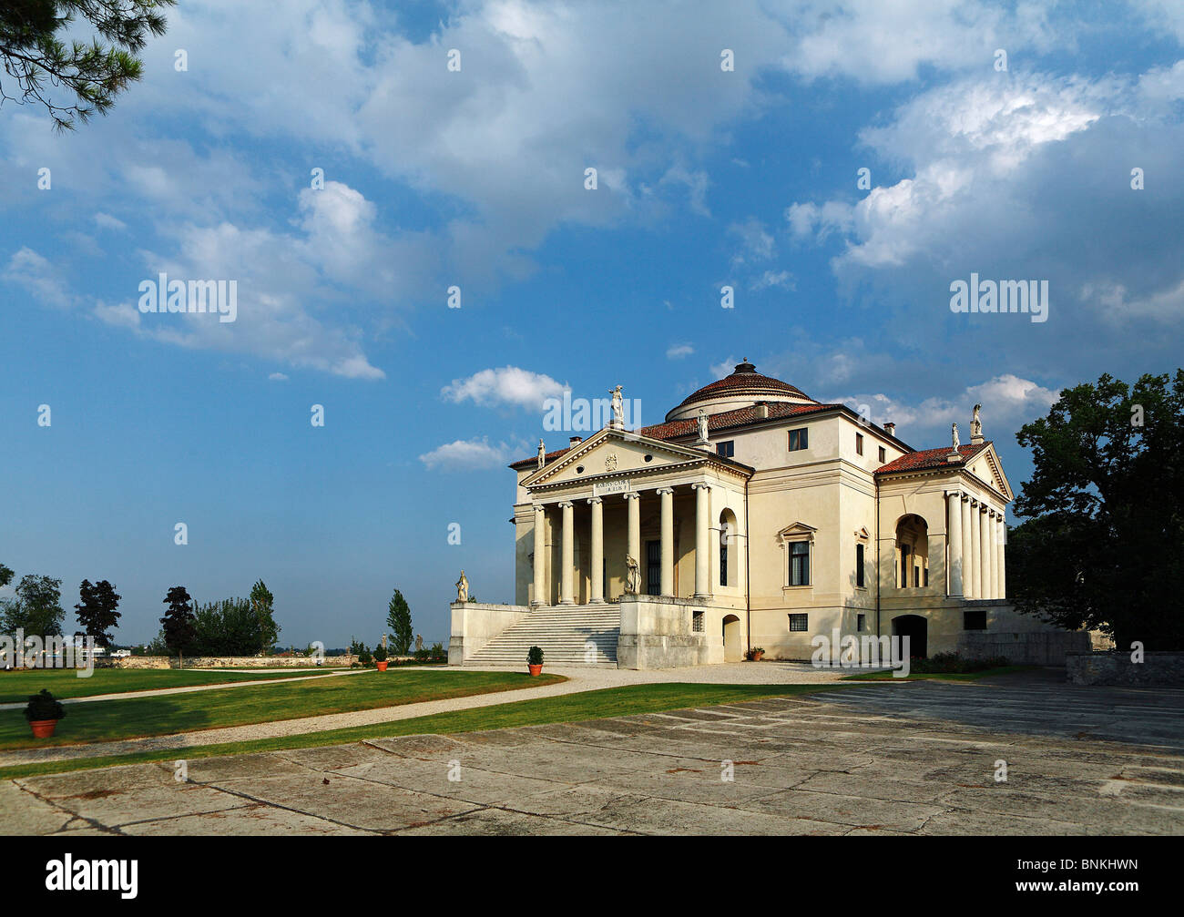 Italy Vicenza villa Andrea PALLADIO LA ROTONDA park building ...