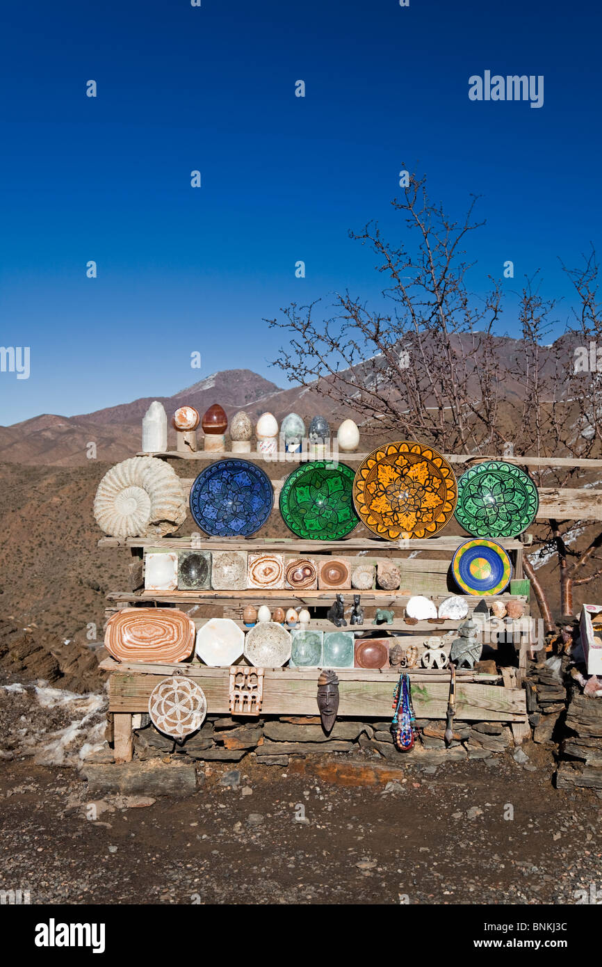 Gift shop selling ceramics and fossils next to the N9 Highway near ...