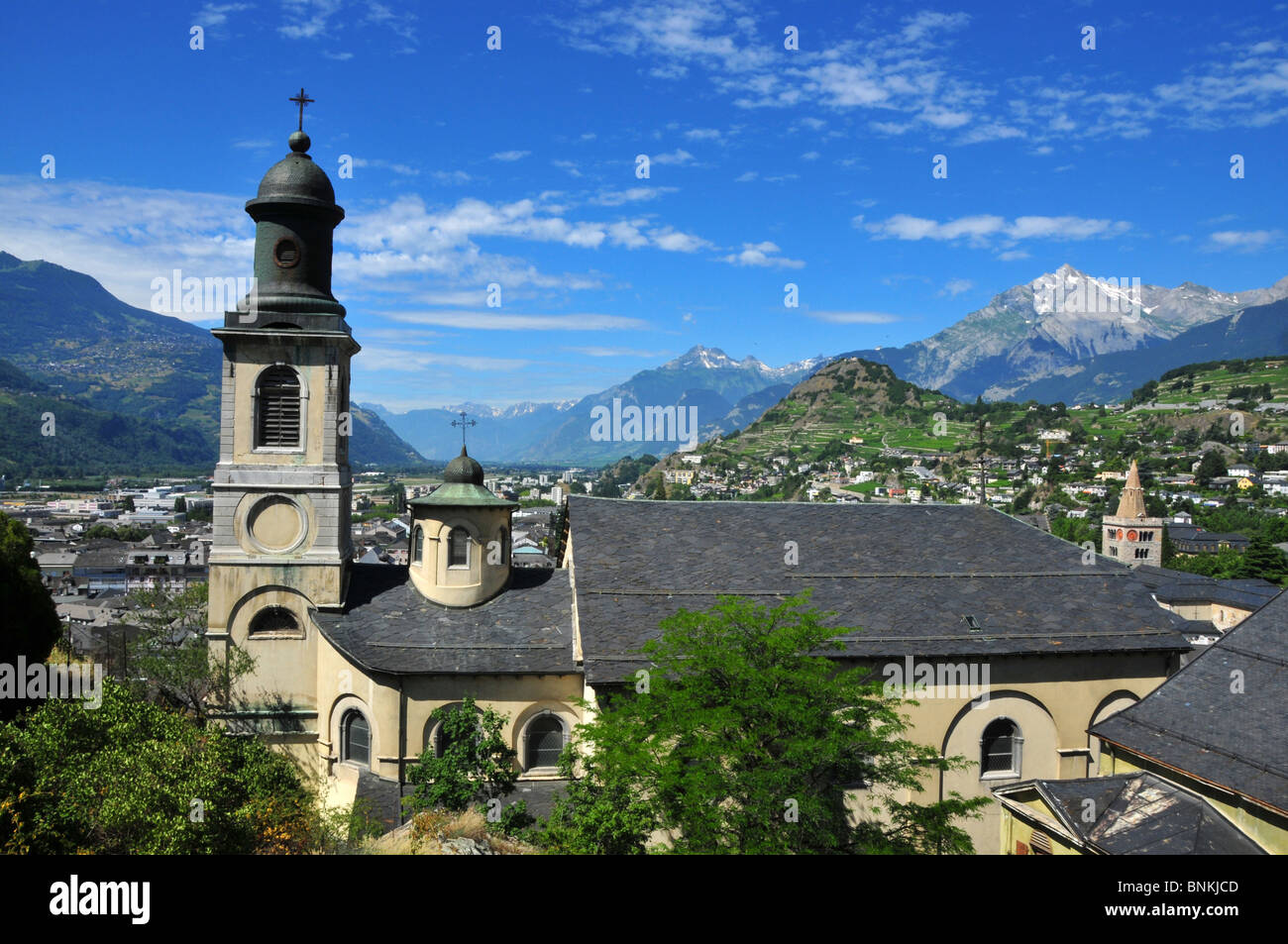 Sion cathedral valais hi-res stock photography and images - Alamy